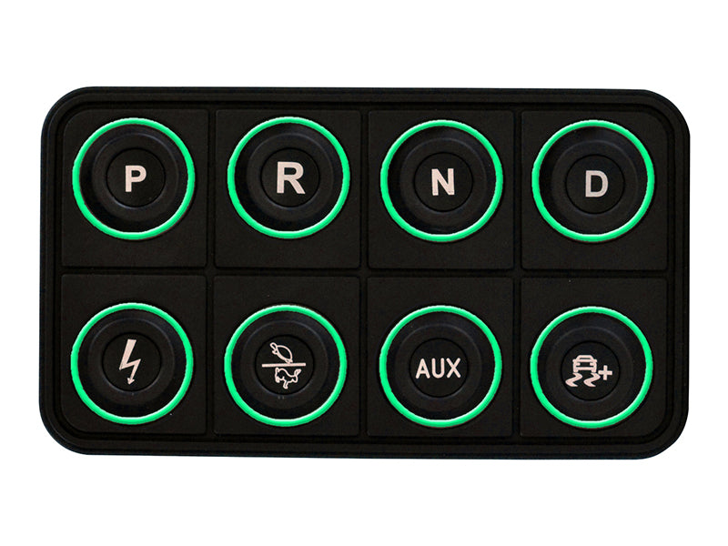 AEM EV 8 Button Keypad CAN Based Programmable Backlighting – Kinetic ...